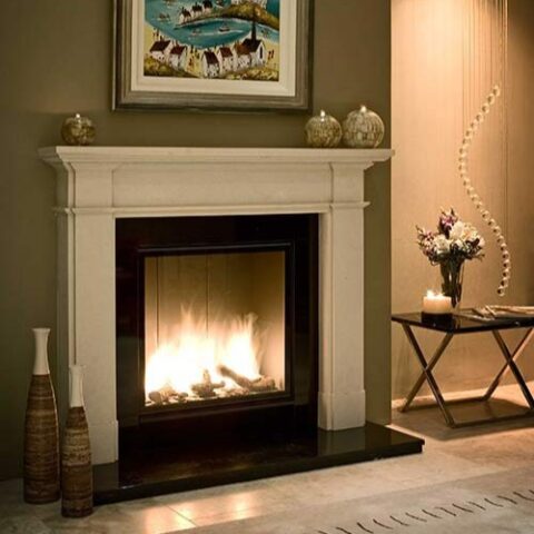 Limestone Fireplace Surrounds | Handcrafted Limestone Mantels